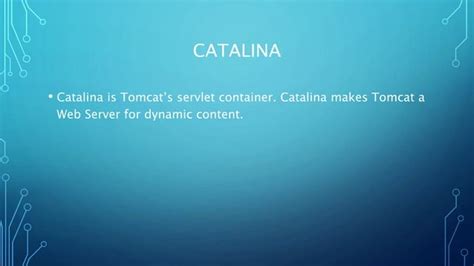 Introduction Of Tomcat Pptx Web Development Internet