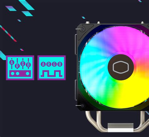 Cooler Master Hyper Spectrum V Cpu Air Cooler Argb Sync Mm Pwm Fan Copper Direct