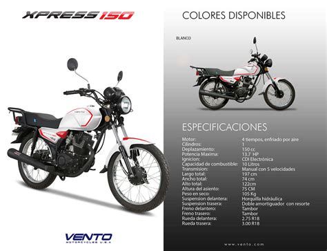 Xpress 150 Vento Motorcycles Usa