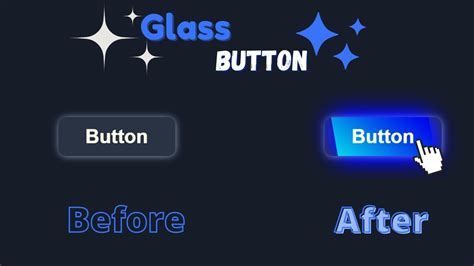 🔥trending🔥css glass button effect in ⏱️4 mins ⏱️ using html and css
