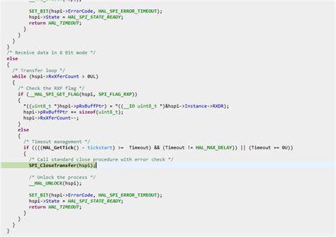 solved hal spi receive returns timeout in threadx and tou