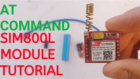 Sim800l At Commands Tutorial Gsm At Commands Tutorial Youtube