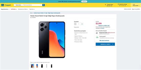 Smartphone Xiaomi Redmi A Precio Econ Mico En Coppel C Mara De Megap Xeles Tus Buenas