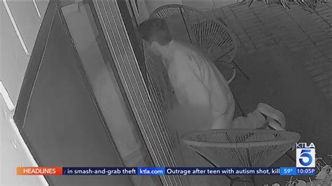 Woman Discovers Peeping Tom Exposing Himself Outside La Apartment