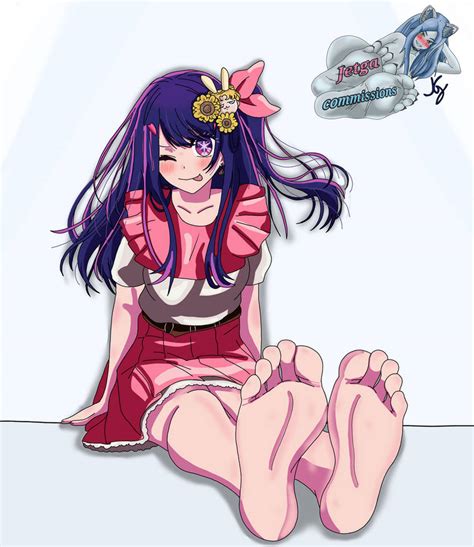 Hoshino Ai Soles Photographic Set Feet Version 1 By Jetga On Deviantart
