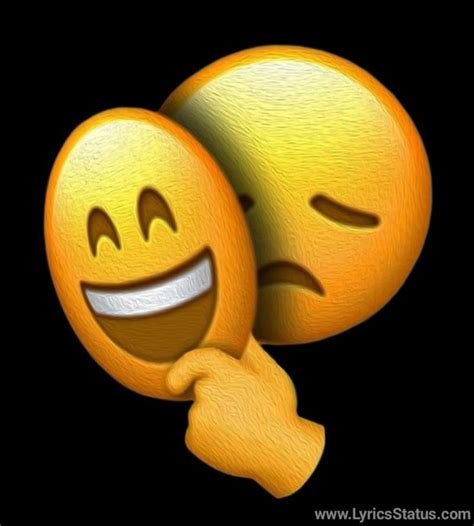 Happy And Sad Face Emoticon