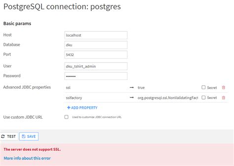 Postgresql Connection Authentification Error — Dataiku Community