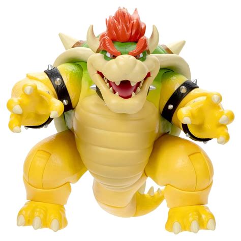 Super Mario Bros New 2023 Movie Toy 7 Inch Bowser Action Figure With