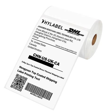 Direct Thermal Blank Shipping Label 4x6 From China Manufacturer Hengyuan Label
