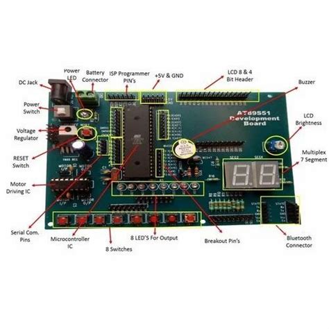 Embeddinator 8051 52 Microcontroller Development Board 8 Bit 4kb Flash At Rs 499 Piece In New