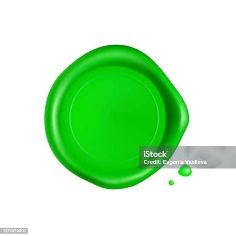 녹색 왁스 씰 흰색 배경에 격리 된 왁스 씰 스탬프 사실적인 보장 된 녹색 스탬프 사실적인 3d 벡터 일러스트레이션 3차원 형태에 대한 스톡 벡터 아트 및 기타 이미지