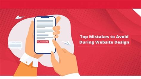 Top Mistakes To Avoid During Website Design