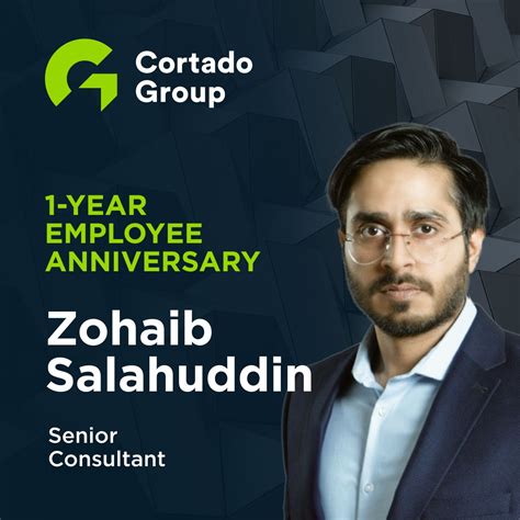 cortado group on linkedin celebrating zohaib salahuddin s first year