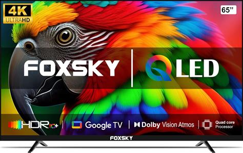 Foxsky 165 Cm 65 Inch Frameless Series 4k Ultra Hd Led Smart Tv