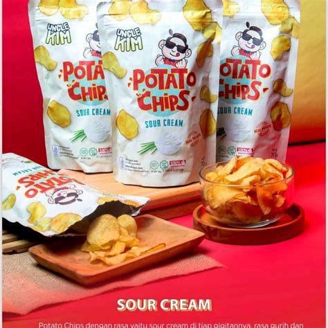 Kerepek Kentang Uncle Kim Snack Cream Gluten Free Food Shop Tokopedia