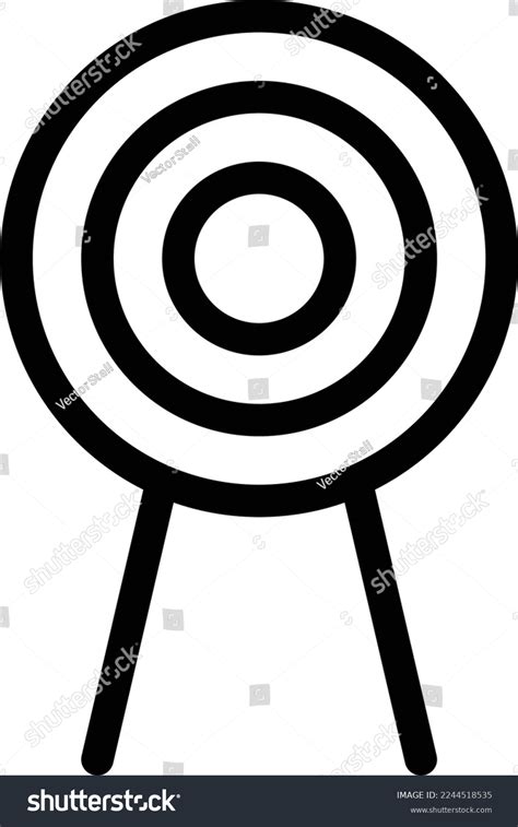 Dartboard Vector Illustration On Transparent Background Stock Vector Royalty Free