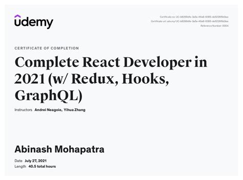 Abinash Mohapatra On Linkedin Udemy Reactjs Learningeveryday Developer Javascript