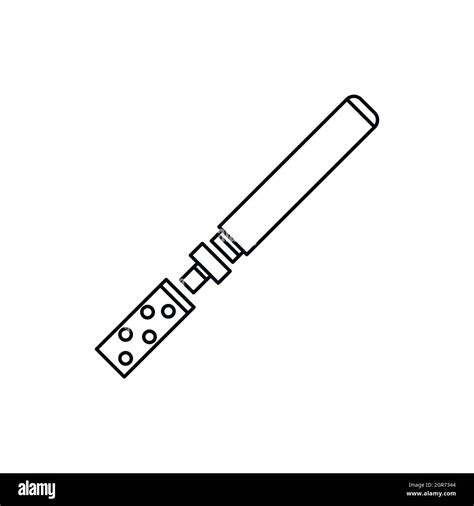 Electronic Cigarette Icon Outline Style Stock Vector Image And Art Alamy