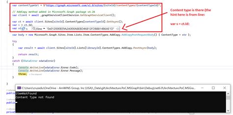 5 0 0 preview 14 error trying to add contenttype to document library