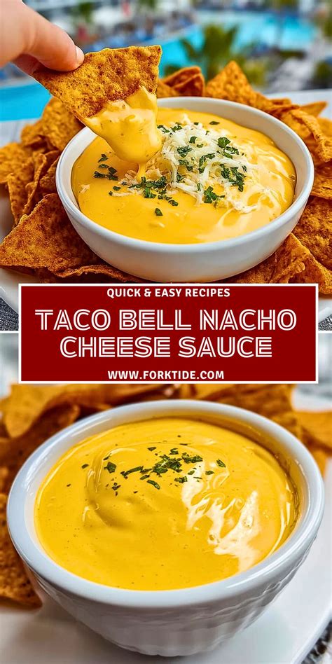 Taco Bell Nacho Cheese Sauce Fork Tide