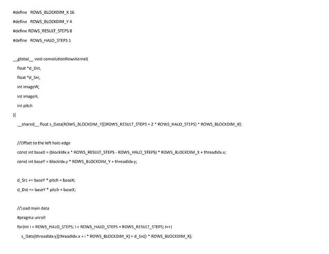 Convolution Separable By Using Cudadocx