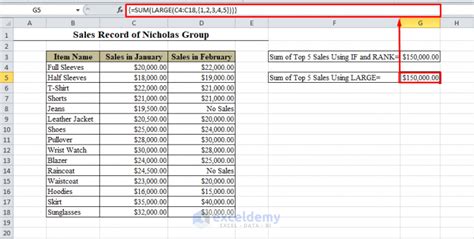 Easy Ways To Sum Top N Values In Excel ExcelDemy