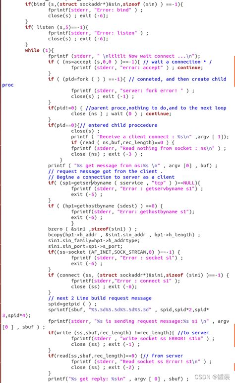 实验9 unix socket 编程 ics lab9 socket csdn博客