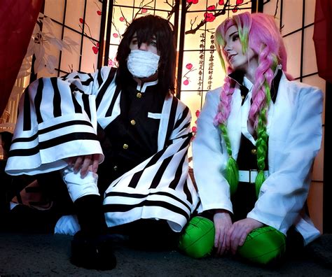 Obani And Mitsuri Cosplay Demon Slayer Cosplay Fictional