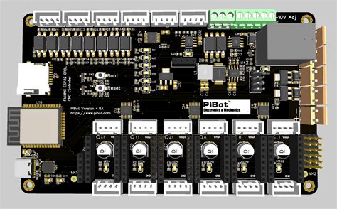 PiBot FluidNC GRBL Laser CNC Controller V4 8