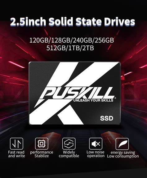 Puskill Sata3 Ssd 1 Tb 512 Gb 256 240 Disco Rígido Interno De 25