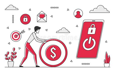 Web Mobile Payment Stock Vector Illustration Of Smart 263949351