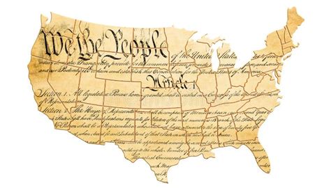 United States America Constitution Scroll Stock Illustrations 12