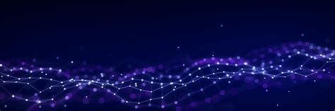 연결된 점과 선을 가진 동적 파동 디지털 웨이브 배경 개념 추상적 인 기술 배경 빅 데이터 시각화 3d 렌더링 테크놀로지에 대한 스톡 사진 및 기타 이미지 Istock