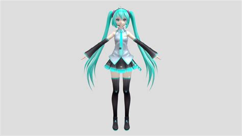 TDA Miku (with bones) - Download Free 3D model by zHairezt [b8c3d6c ...