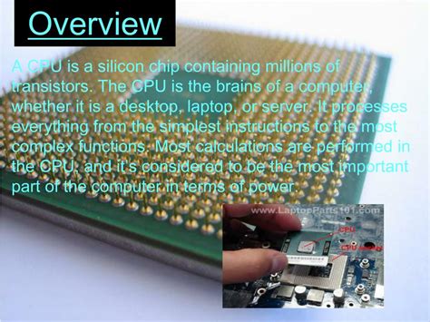 PPT AKA CPU Microprocessor PowerPoint Presentation Free Download ID 797614