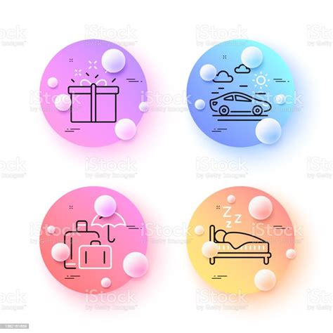 자동차 여행 특별 제공 및 수하물 보험 최소 라인 아이콘 웹 응용 프로그램의 경우 인쇄합니다 벡터 가방에 대한 스톡 벡터 아트 및 기타 이미지 Istock