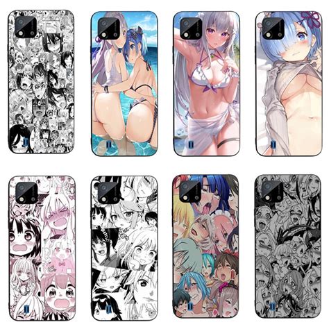 Anime Cartoon Manga Girl Hentai Ahegao Case For Realme C Phone Casing Protection Covers