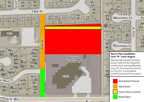 2023 Project Update 10th Street Pine Drive Drainage Project