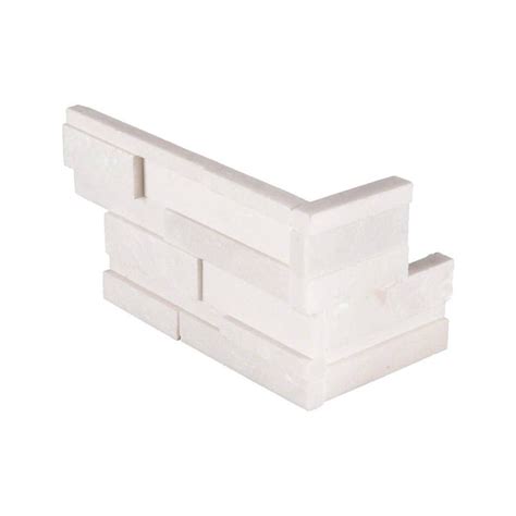 Msi Ledgestone Veneer Arctic White 3d Corner Honed Flooring Market
