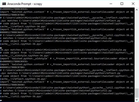 Python Shell Command Produces Too Much Output In The Console Windows