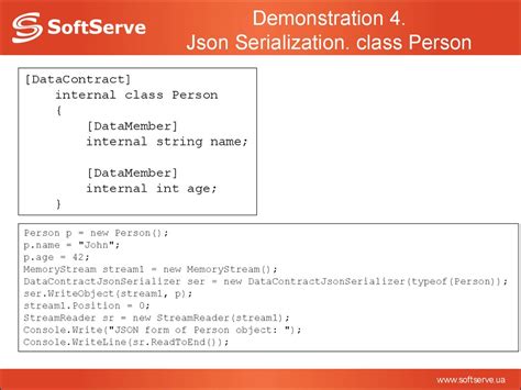 Introduction To Serialization Online Presentation