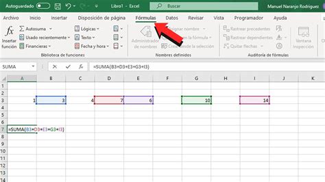 El Truco Para Sumar Y Restar En Excel