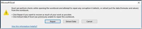The Best Ways To Repair Excel File Unexpected Error