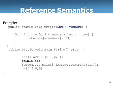 lecture 13 more arrays building java programs a back to basics