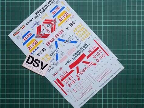 Lifelike Decals 148 Mitsubishi A6m Zero Part 1 48 061 Detailscaleview