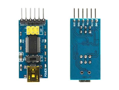 Módulo FTDI FT RL Conversor USB Serial TTL e RS com Seletor V V Usinainfo