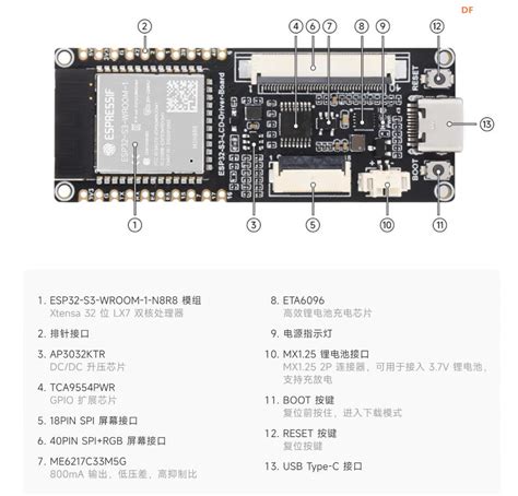 【花雕学编程】arduino动手做（250） Esp32 S3 Rgbspi Lcd 板 Df创客社区