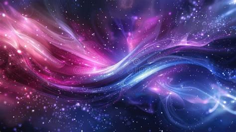 This Artwork Shows An Abstract Nebula In Space Highlighting The Cosmic Energy Of The Universe