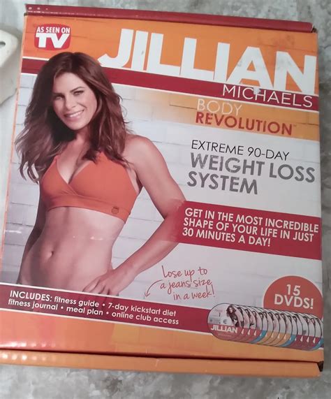 Jillian Michaels Body Revolution 15 Dvds 90 Day Weight Loss Program