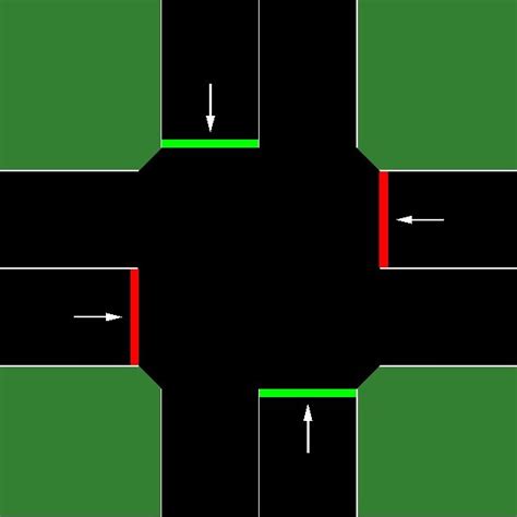 The Intersection Geometry For The Traffic Simulation Download